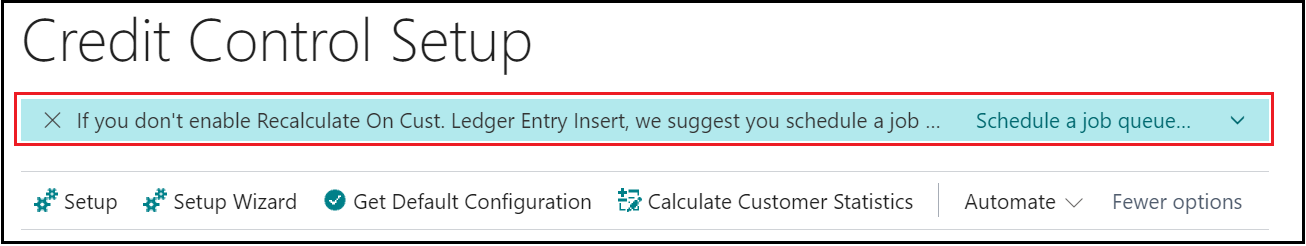 Clever Dynamics - Credit Control Setup